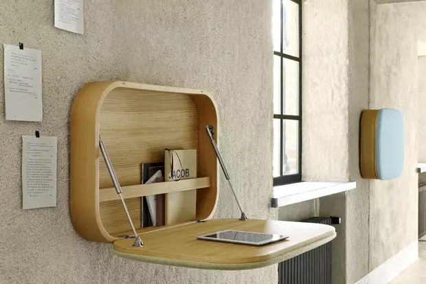 Nobu, Transforming Desk-Shelf Inspiriert von Vintage-Tragetaschen 32606_1