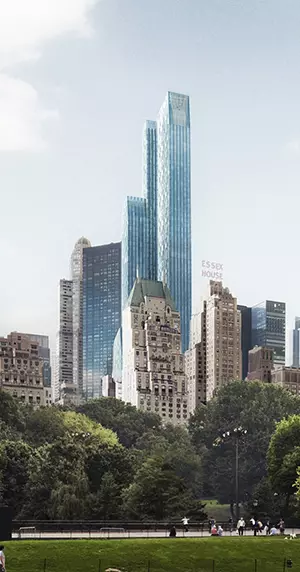 One57, Portzamparc, Extell, Central Park, Supertall, միլիարդատեր, աշտարակ, 57th Street, թանկարժեք, բնակարաններ, Midtown, Carnegie Hall