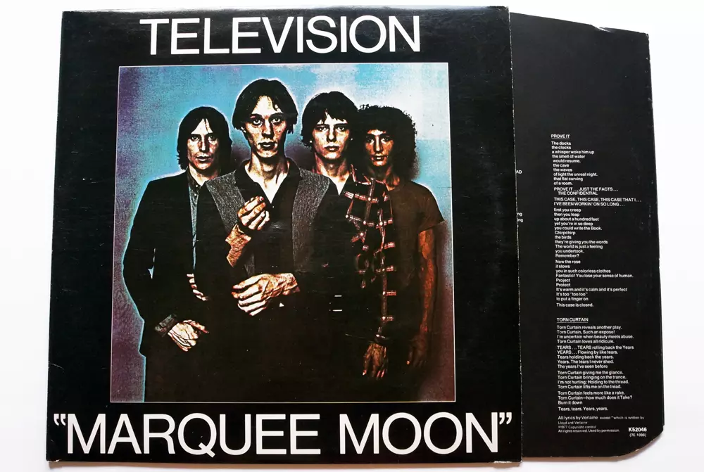 televíziós marquee moon albumborító