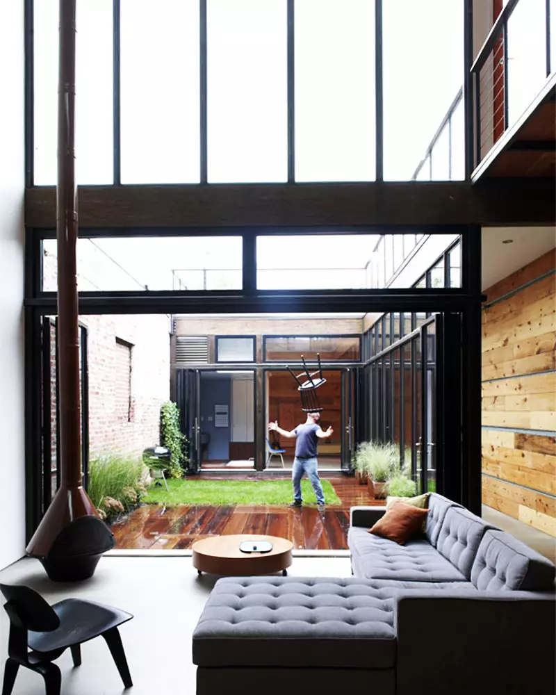 Atrium House Brooklyn Mesh Architects