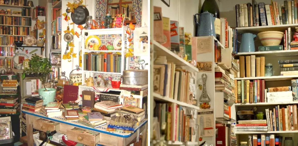 Bonnie Slotnick Cookbooks, librari Greenwich Village, dyqane librash gatimi, libra historikë gatimi