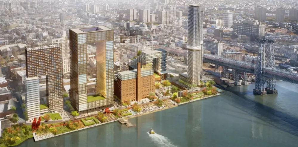 Domino Sugar Factory, SHoP Architects, NYC пландаштырылган жамааттар