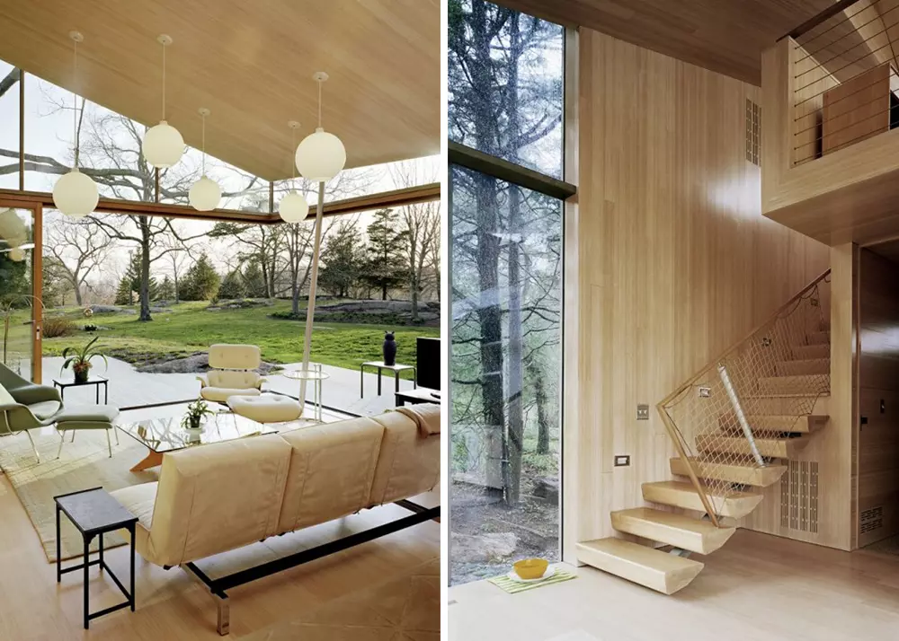 Gray Organschi Architects 'ngarancang The Cottage, hiji guesthouse sepi leutik anu ngaoptimalkeun kualitas visual sareng lingkungan di daérahna.