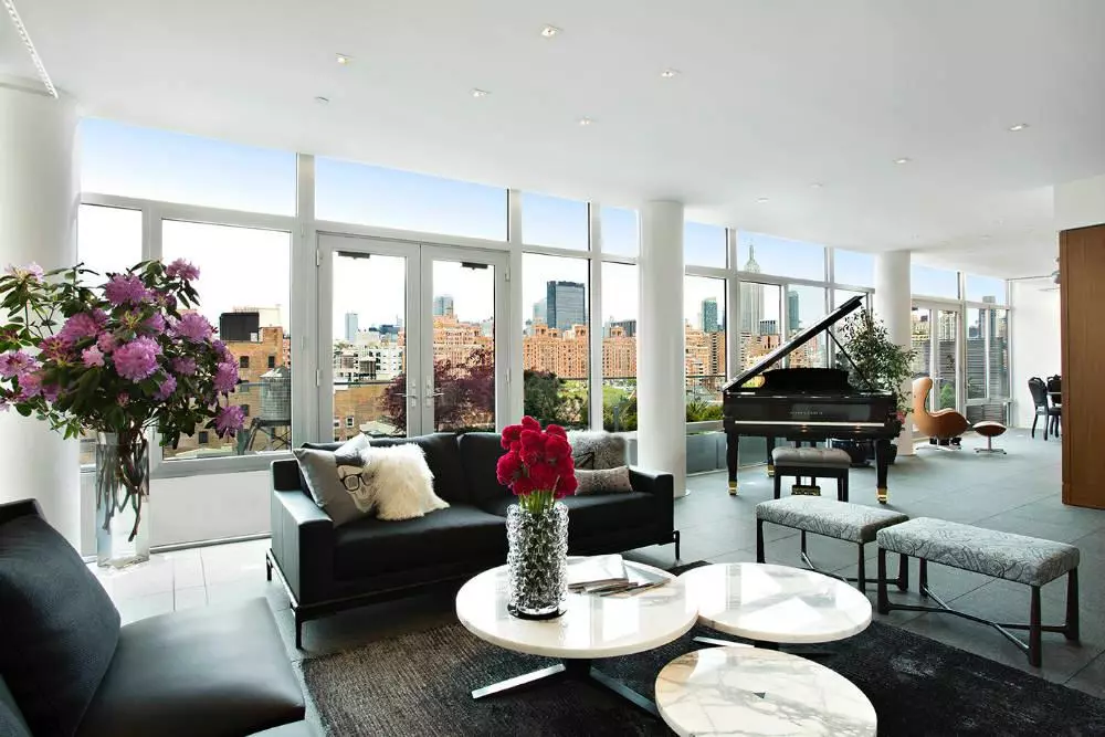 Beyonce huomasi, että tämä 21,5 miljoonan dollarin Chelsea-kattohuoneisto, jossa oli jättiläinen asunnon kokoinen vaatekaappi 33686_1