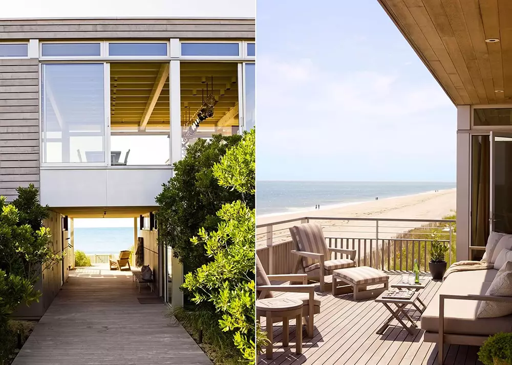 Stelle Architects و Surfside Residence و Bridgehampton و Marine Breeze والتهوية الطبيعية والتدفئة الحرارية الأرضية والألواح الكهروضوئية