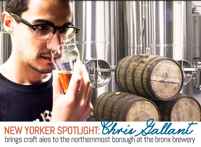 New Yorker Spotlight: Chris Gallant ຂອງ Bronx Brewery ເອົາ Craft Ales ໄປສູ່ Boogie ລົງ 3372_1