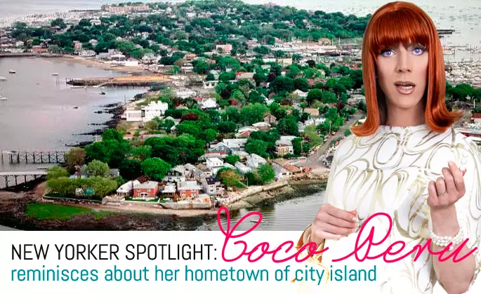 New Yorker Spotlight: Drag Queen Coco Peru vzpomíná na své rodné město City Island v Bronxu 3382_1