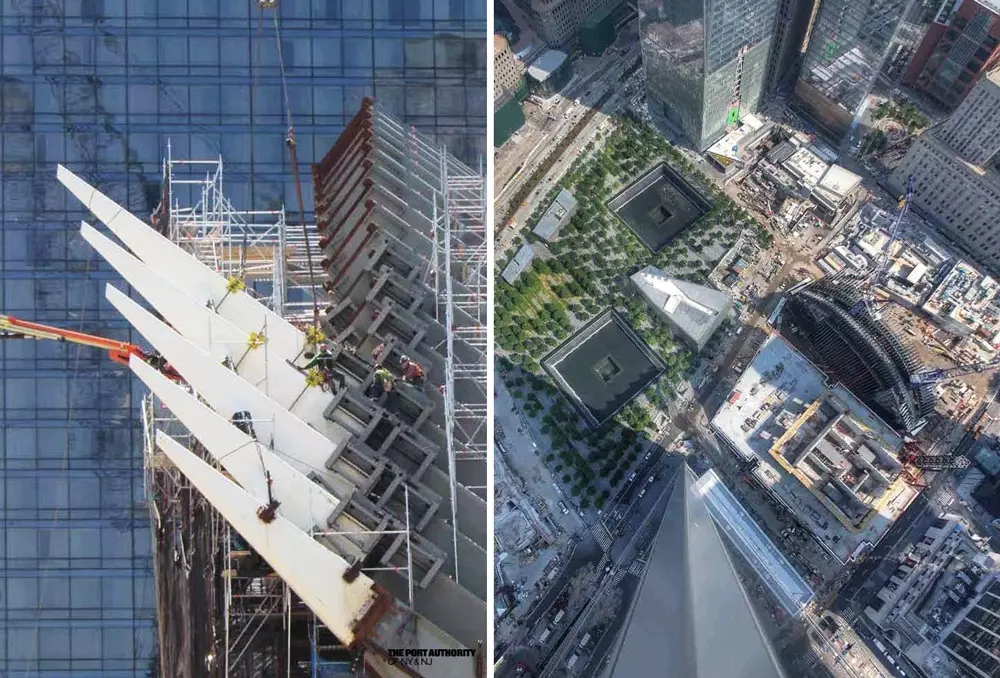One WTC, One World Trade Center, One WTC Konstruktionsaktualisierung, Fortschritt bei One WTC