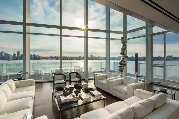 $35 Milyon Richard Meier Penthouse pou Revann pou premye fwa 34040_1