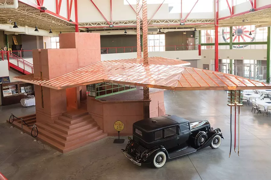 90 anos despois, a estación de combustible de Frank Lloyd Wright finalmente construída en Buffalo, NY 34173_1