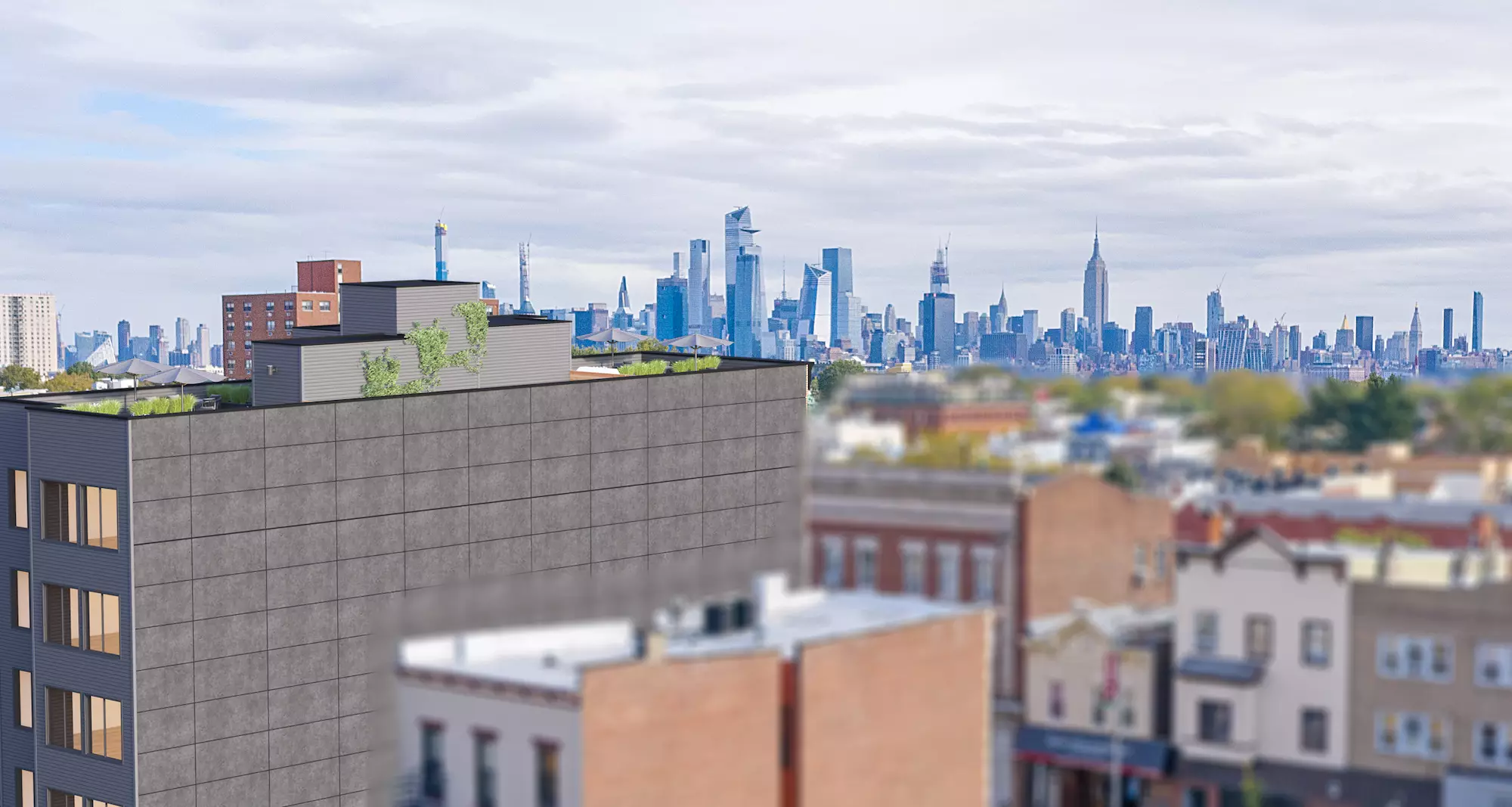 این آپارتمان لوکس در قلب جرسی سیتی هایتس، خانههای مدرن با چشمانداز نیویورک را ارائه میکند. 3618_5