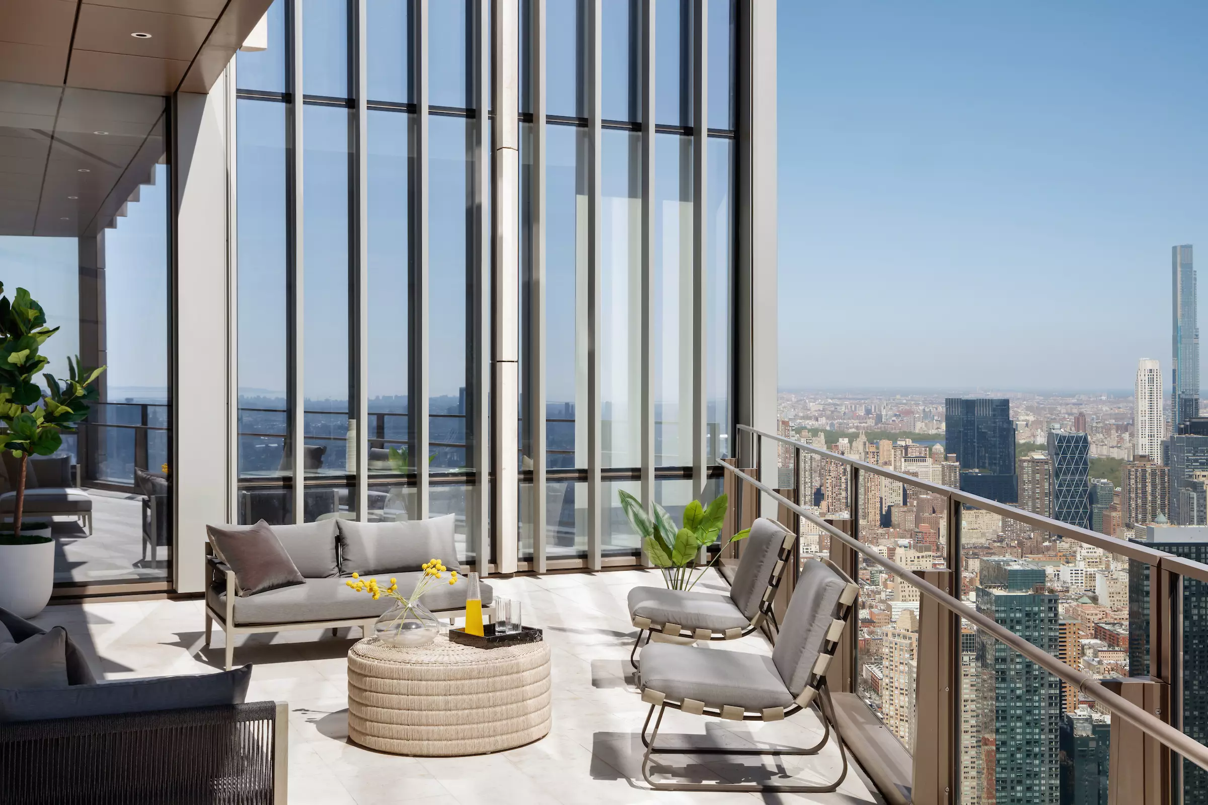 Hudson Yards penthouse med en 920 fot høy terrasse for 59 millioner dollar 3643_2