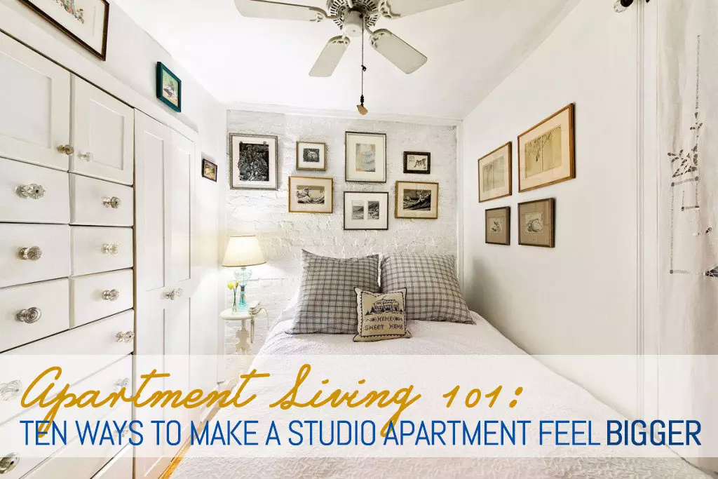 10 manieren om een studio-appartement groter te laten voelen 3720_1