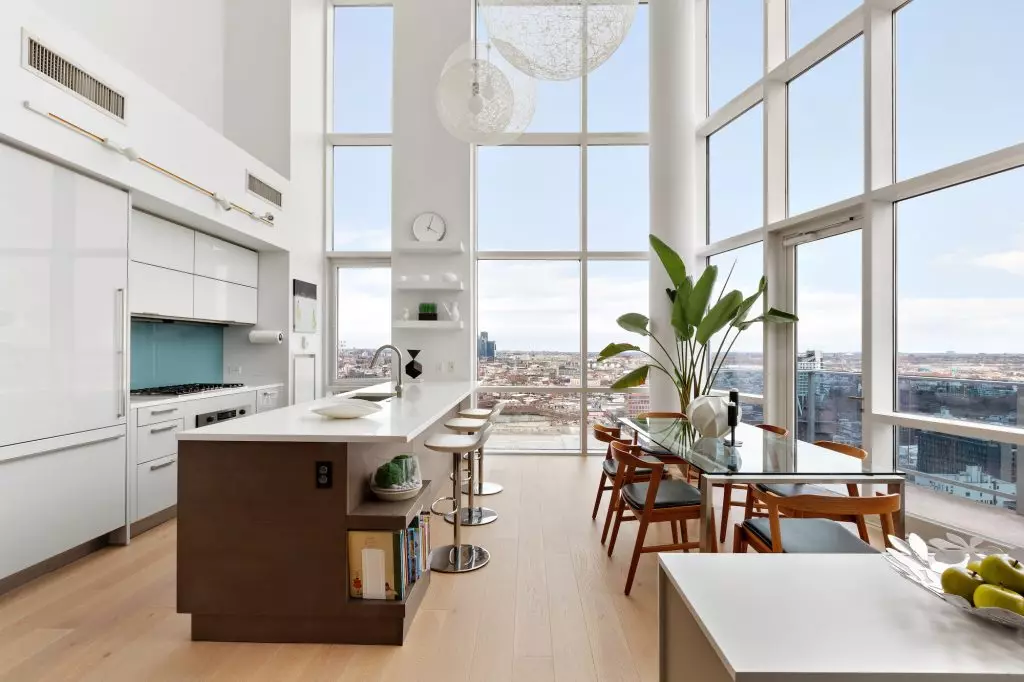 Di waterfront Williamsburg, penthouse $ 4M ieu gaduh pandangan panorama sareng dek hateup pribadi 3772_3