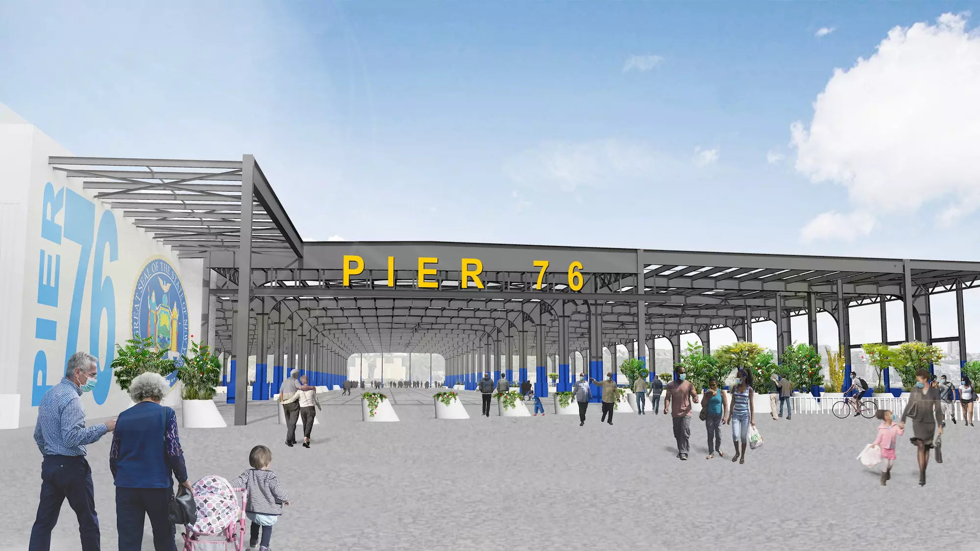 Pier 76'daki Hudson River çekme istasyonu Haziran ayında halka açık bir park olarak açılacak 3917_1