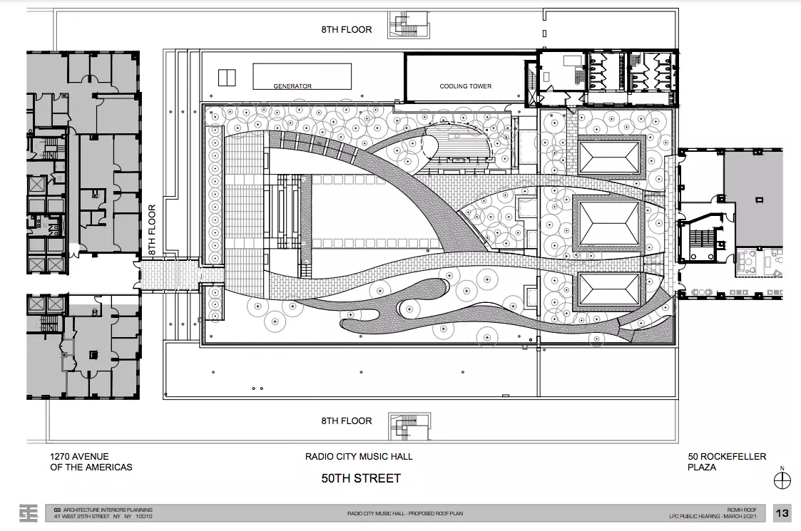Radio City Music Hall tendrá un parque en la azotea y un puente elevado 3980_3