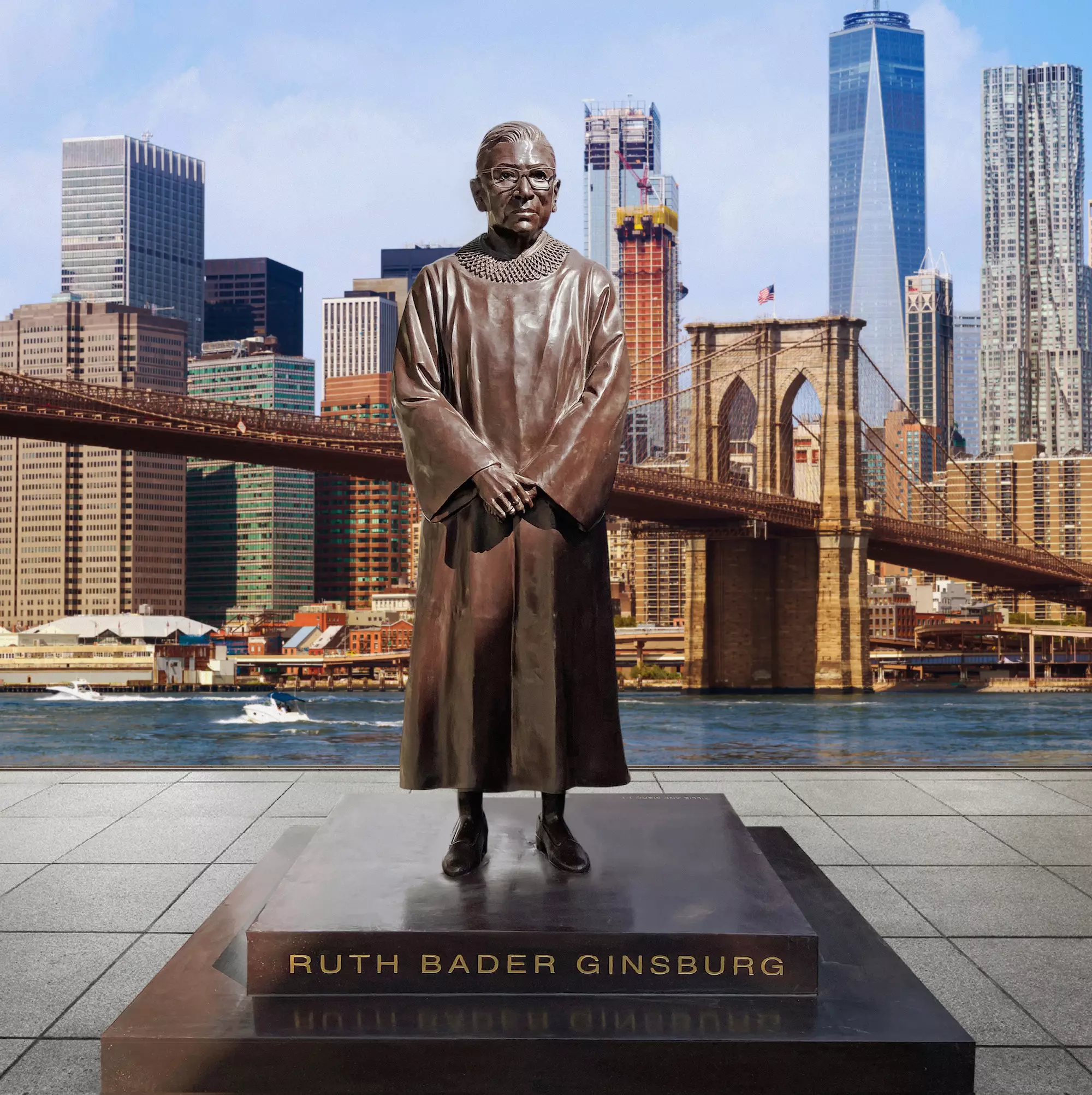 Statuia Ruth Bader Ginsburg a fost dezvelită în centrul orașului Brooklyn 4004_2