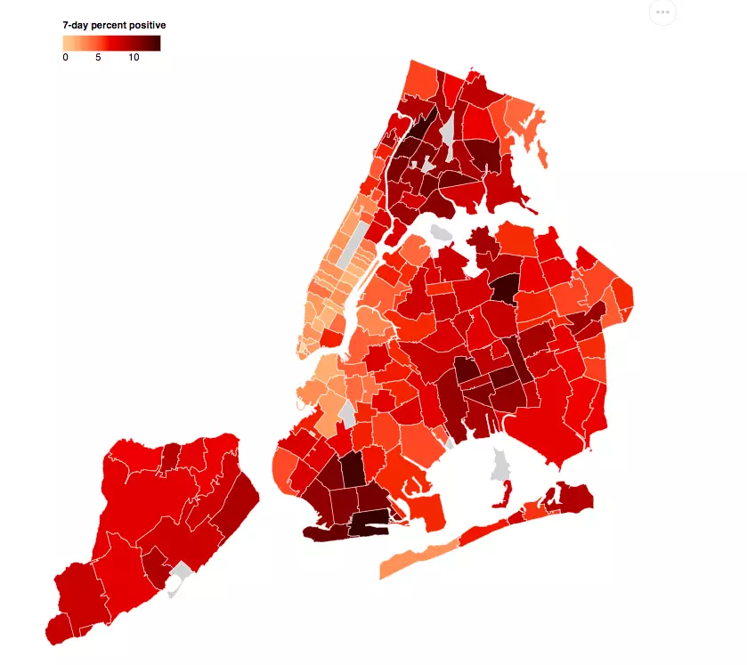 NYC išleidžia vakcinacijos duomenis pagal pašto kodą 4182_3