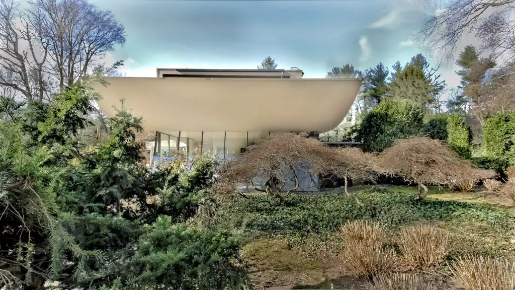 На Лонг-Айленді вражаючий будинок з каменю та скла, створений архітектором-модерністом Норманом Джаффе, просить 3,6 мільйона доларів 4278_2