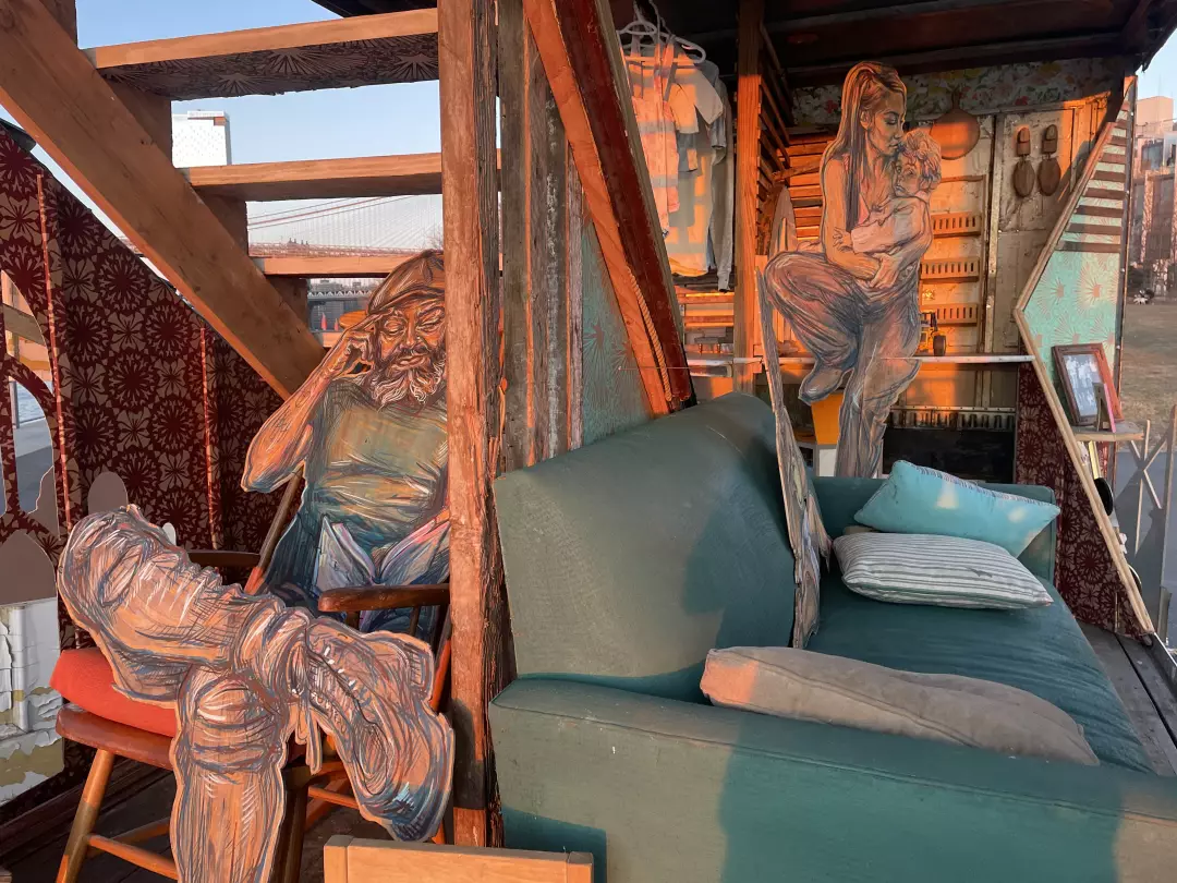 Artist Swoonは、ボックストラックを、ニューヨークを旅するジオラマスタイルの屋外彫刻に変えました。 4280_3