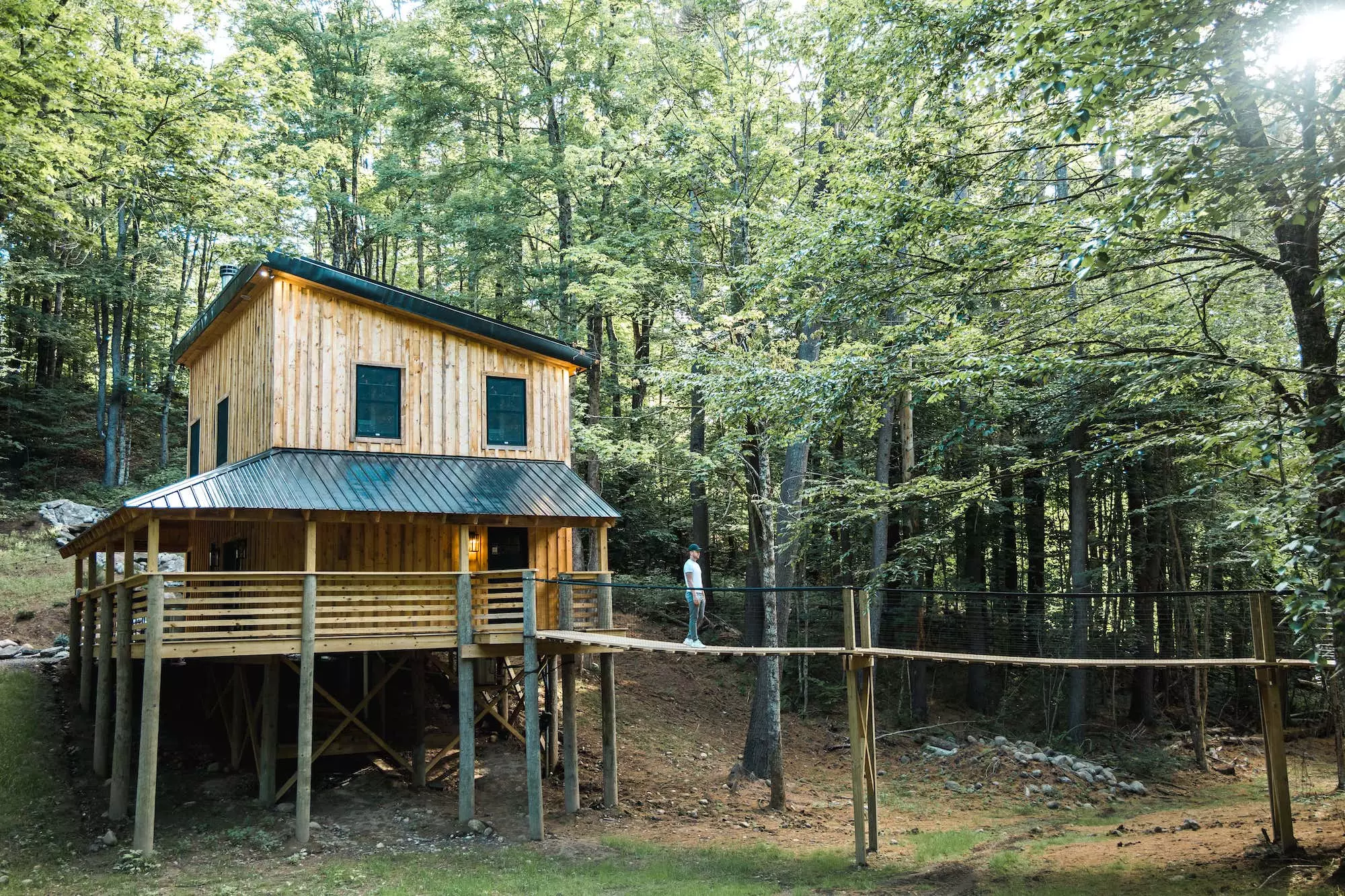 Iyi Adirondacks treehouse ndiyo yaive gore yainyanya kufarirwa Airbnb yekurenda kuNew Yorkers 4441_2