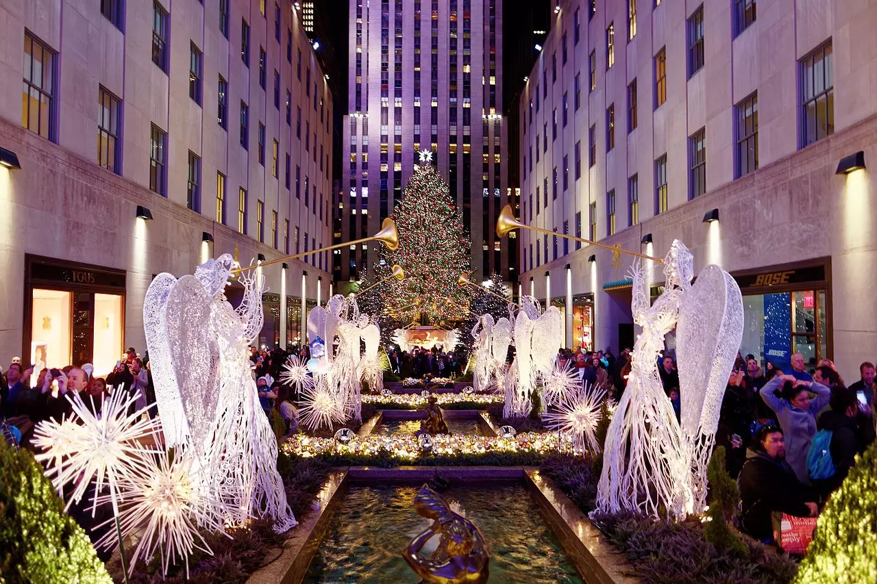 درخت کریسمس مرکز راکفلر 2020 رسما وارد نیویورک شد 4803_1