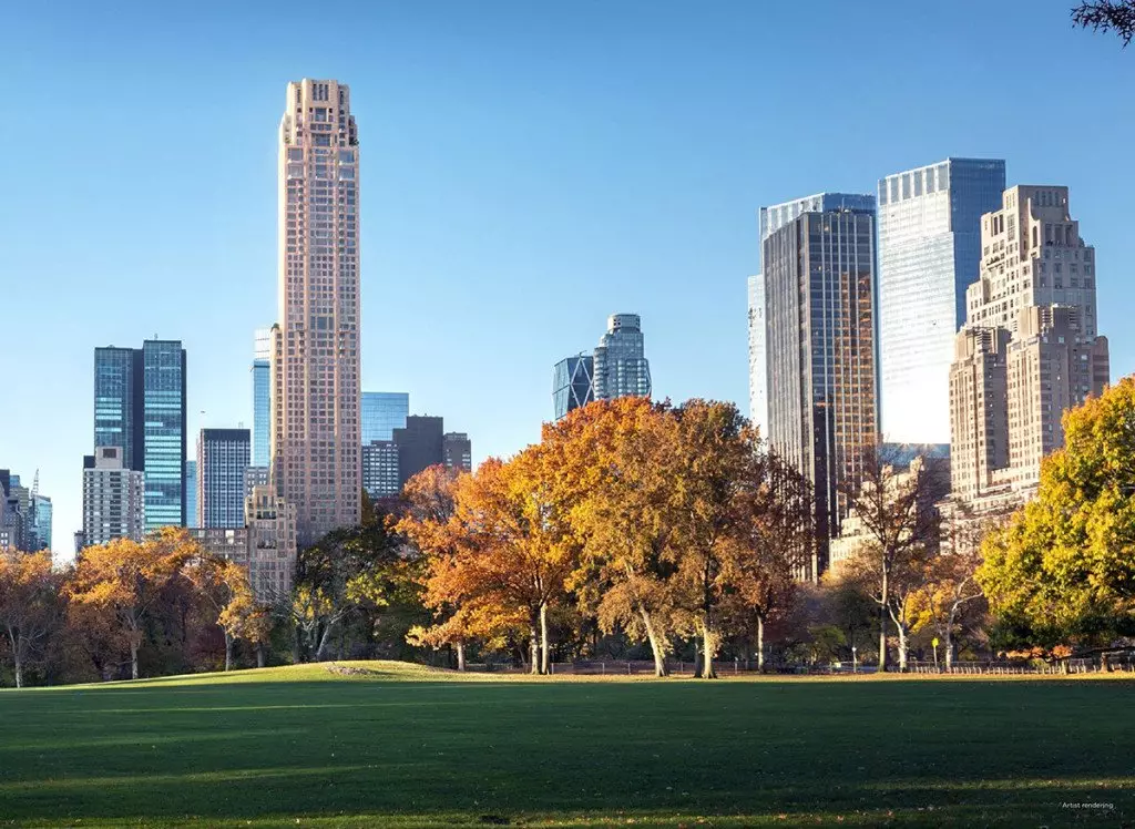 Pargîdaniya Joe Tsai wekî kiriyarê 190 mîlyon dolar penthouse li 220 Central Park South eşkere kir.