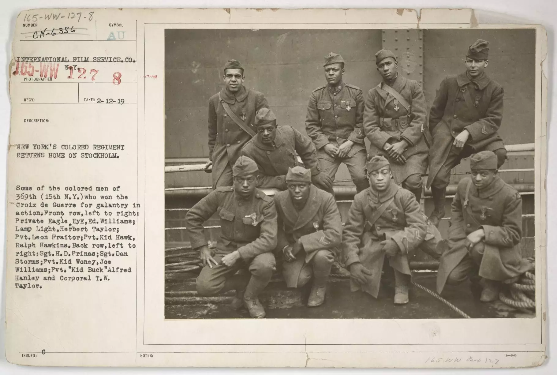 The Harlem Hellfighters: תושבי ניו יורק אפרו-אמריקאים היו כמה מהחיילים המעוטרים ביותר במלחמת העולם הראשונה 4839_4