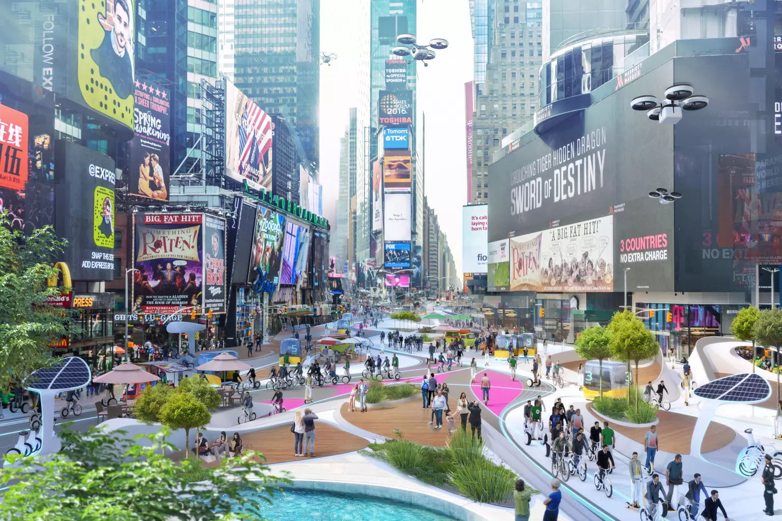 Apa Times Square bisa bebas mobil? 4854_1