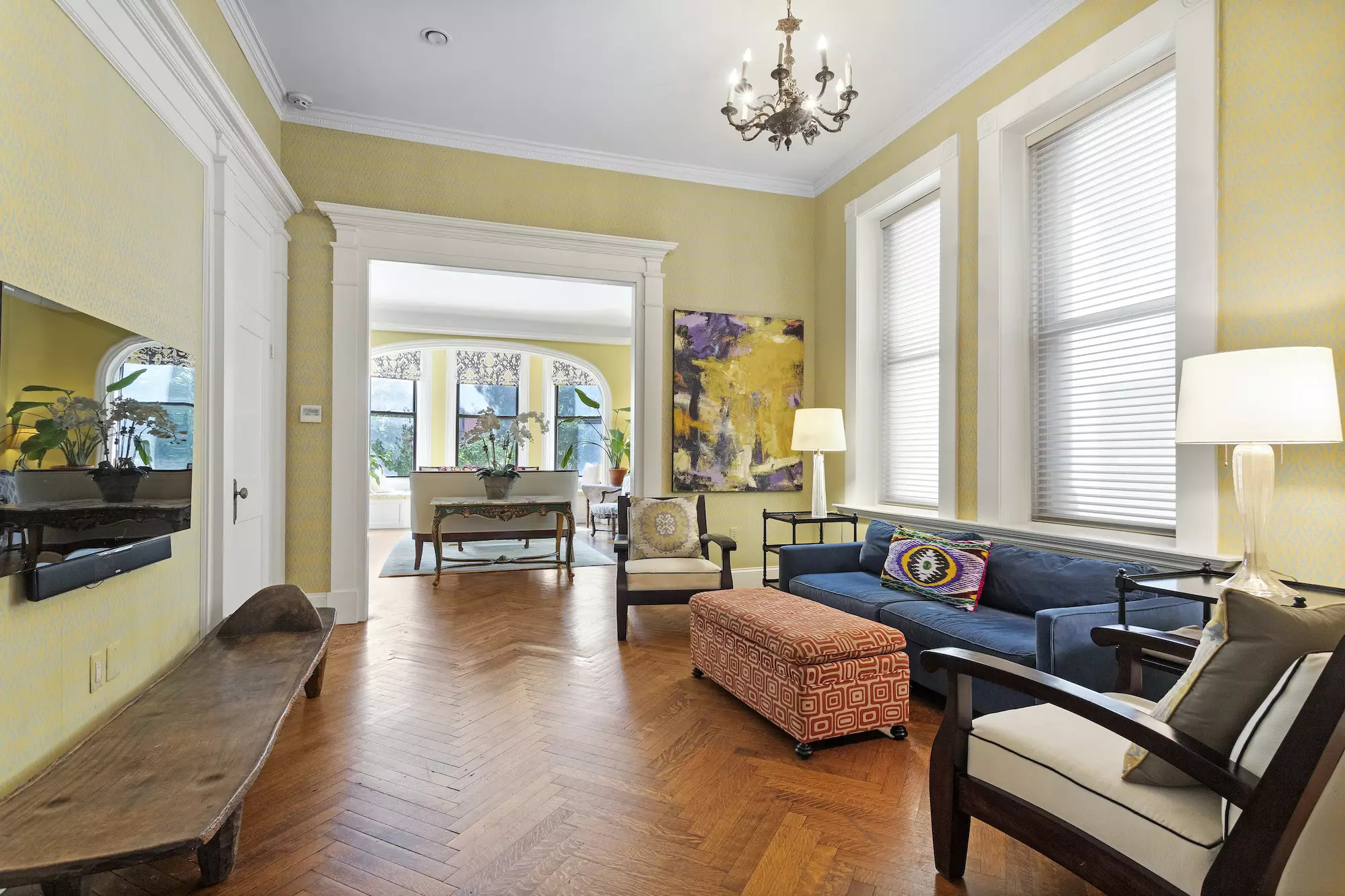 Bayanan Classic Beaux-Arts sun cika a wannan $3.2M Upper West Side mai daki uku 5043_3