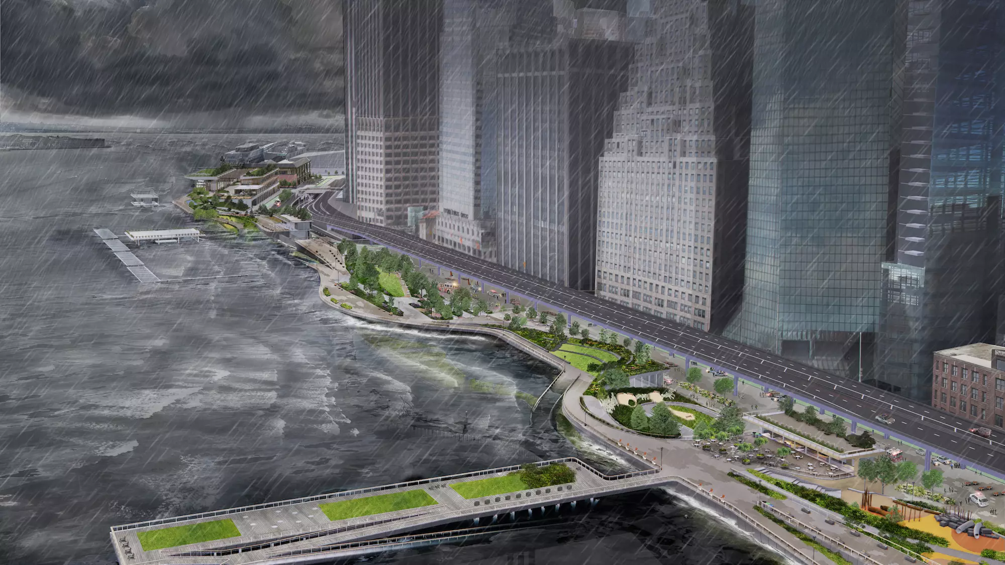 Tingnan ang sweeping master plan ng NYC na nangangako ng climate resilience para sa Lower Manhattan 505_4