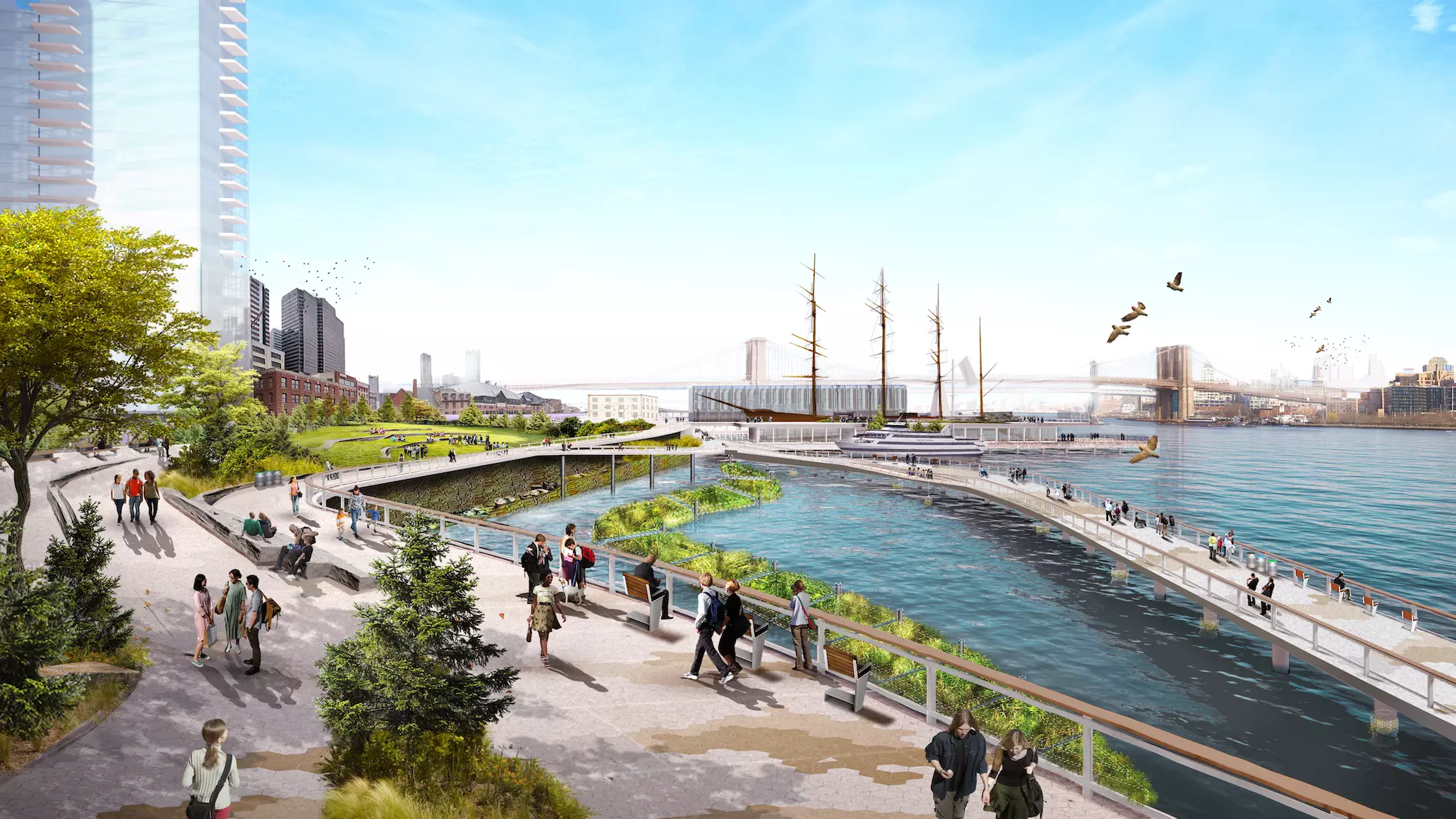 Vea el amplio plan maestro de la ciudad de Nueva York que promete resiliencia climática para el Bajo Manhattan 505_7