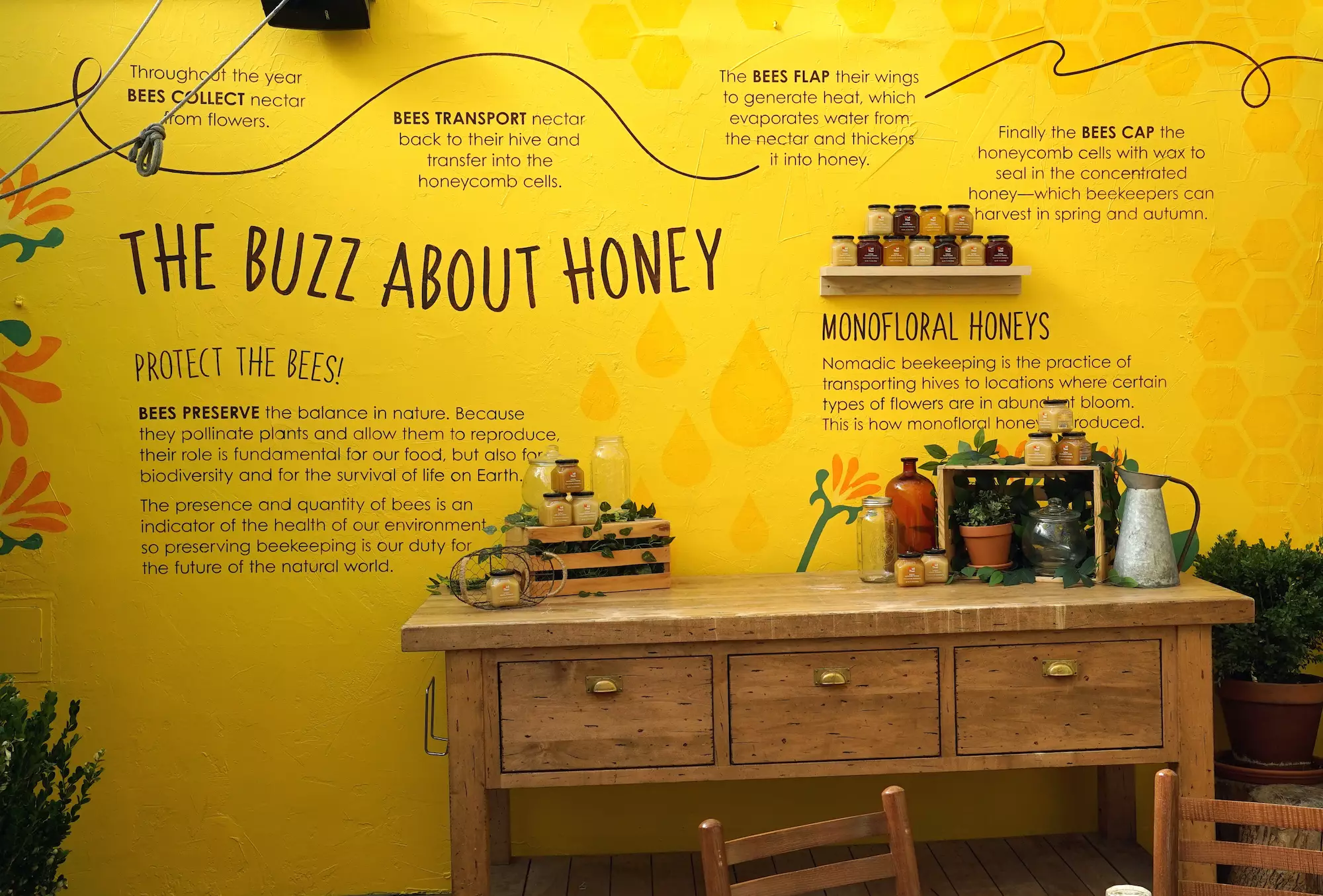 O novo restaurante na cobertura com tema de mel do Eataly NYC é o joelho da abelha 5137_2