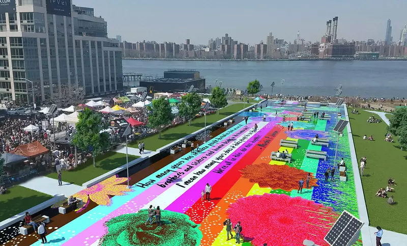 طرحهای پارک بروکلین را که به مارشا پی. جانسون، مدافع LGBTQ اختصاص داده شده است، ببینید 5491_1