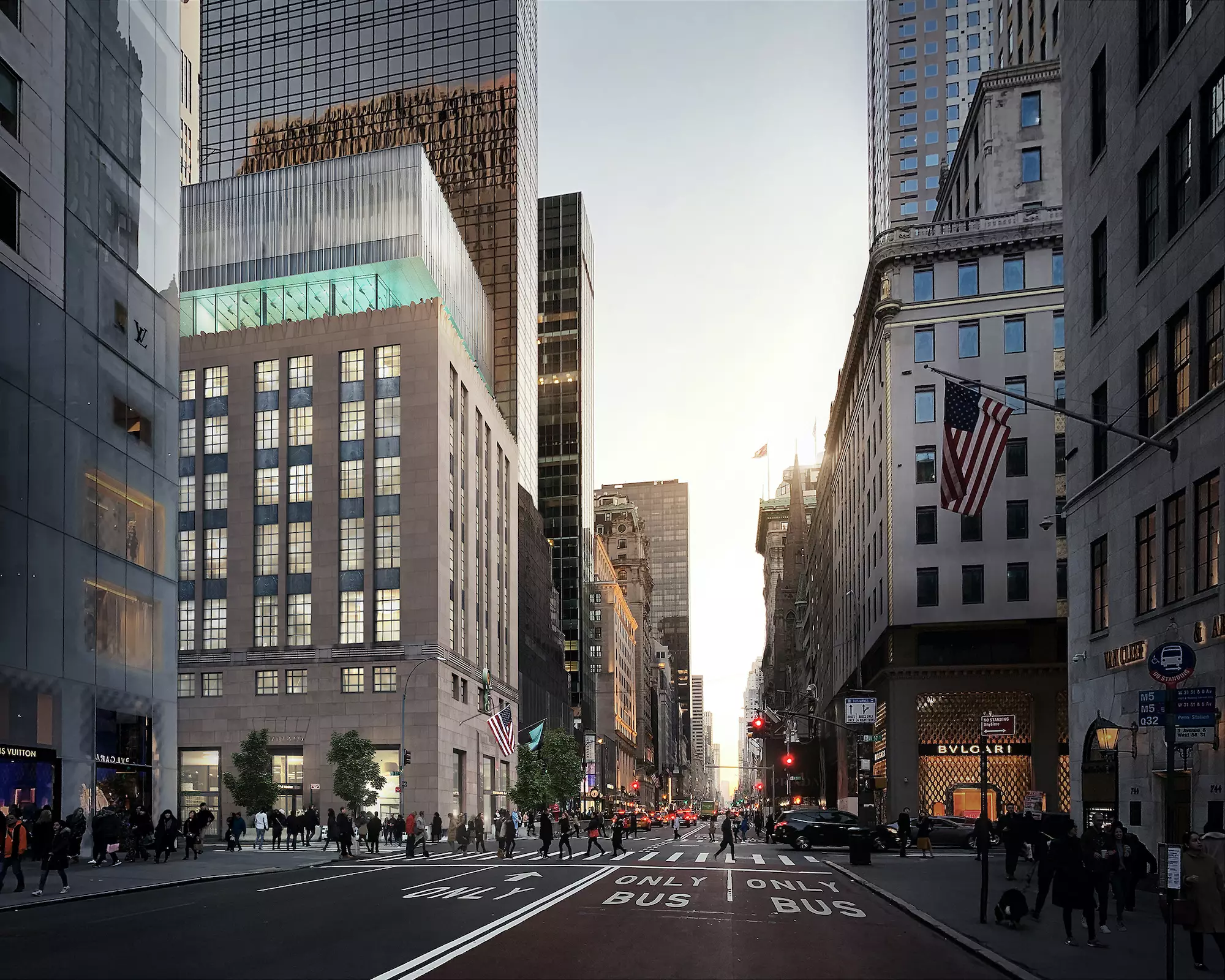 Tiffany & Co. mendedahkan rancangan untuk penambahan kaca kepada perdana Fifth Avenue 5506_3