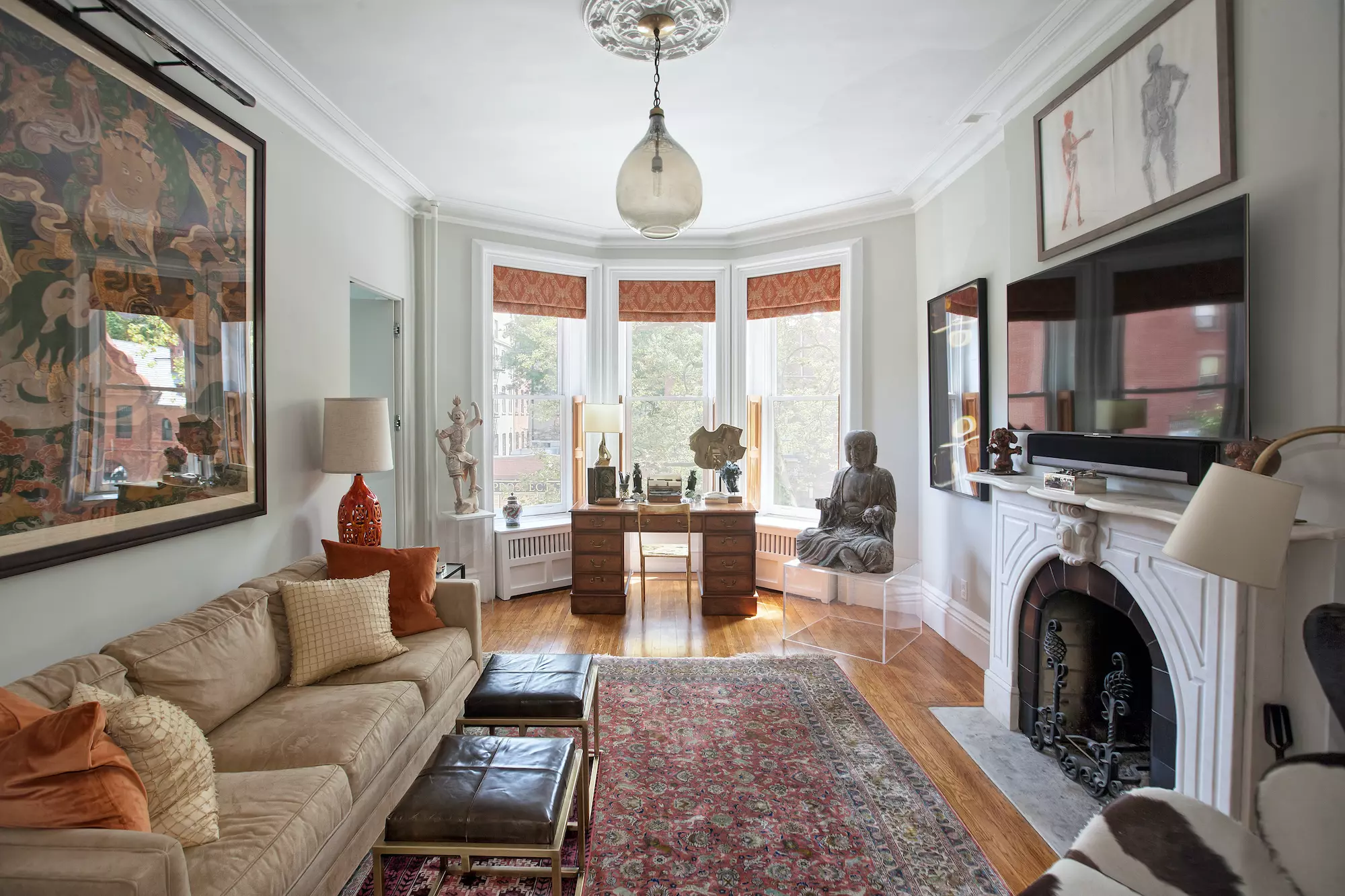 Dezyèm Empire brownstone nan Fort Greene te bèl restore pou $4M 5705_6