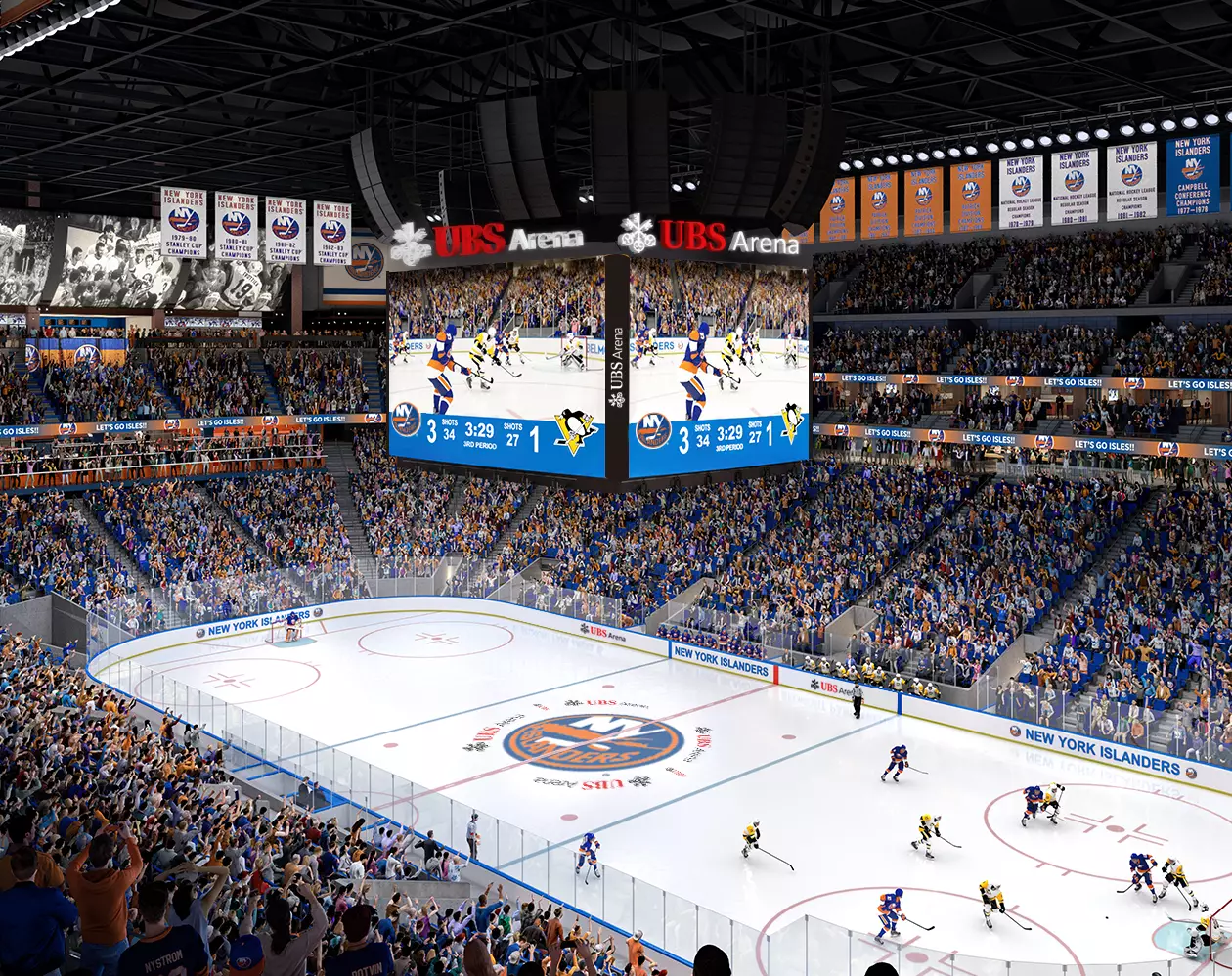 Tampilan dan nama baru untuk tempat asal Islanders, UBS Arena di Belmont Park 5735_3