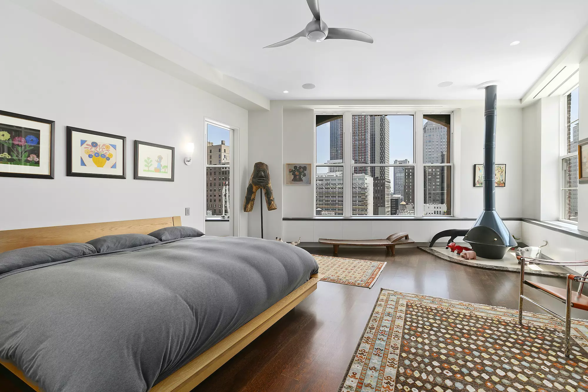 Penthouse Tribeca $17,5M $ xwedî jûreyek şerabê 1,000-şûşe û terasek ji piraniya apartmanan mezintir e. 5737_9