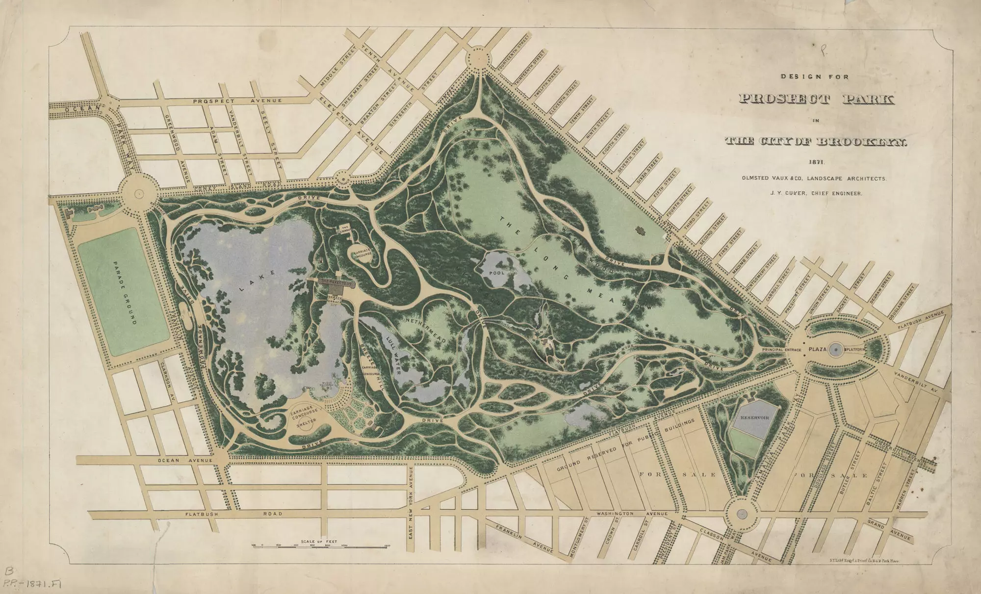 Tá 1,500 léarscáil a thaispeánann 450 bliain forbartha in Brooklyn ar fáil ar líne anois 5841_1