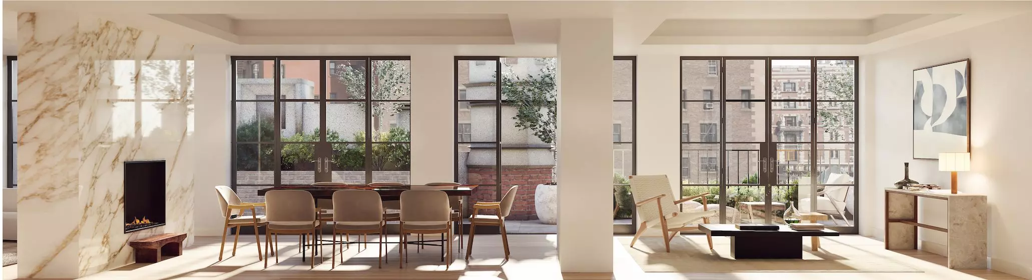 V bývalej škole na Upper West Side má tento strešný apartmán za 22,5 milióna dolárov dvojúrovňovú terasu 5928_3