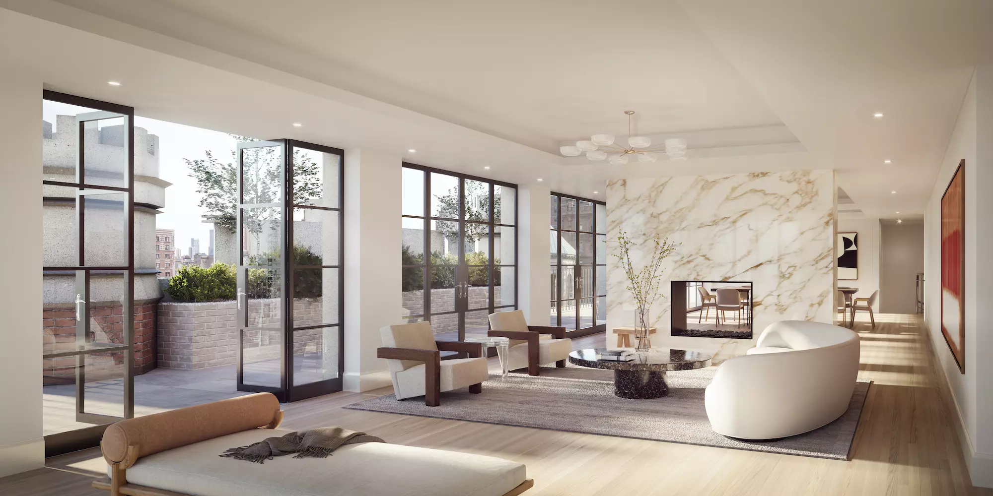 Esikoleni sangaphambili esise-Upper West Side, le penthouse engu-$22.5M inethala elinamazinga amabili. 5928_4