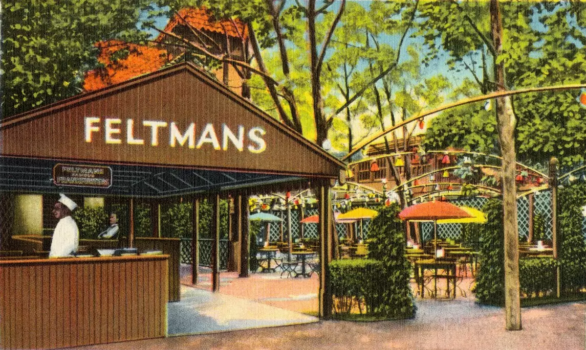 Feltman's Coney Island, Coney Island hot dogs, Coney Island red hots, hot dog tarixi, Charles Feltman