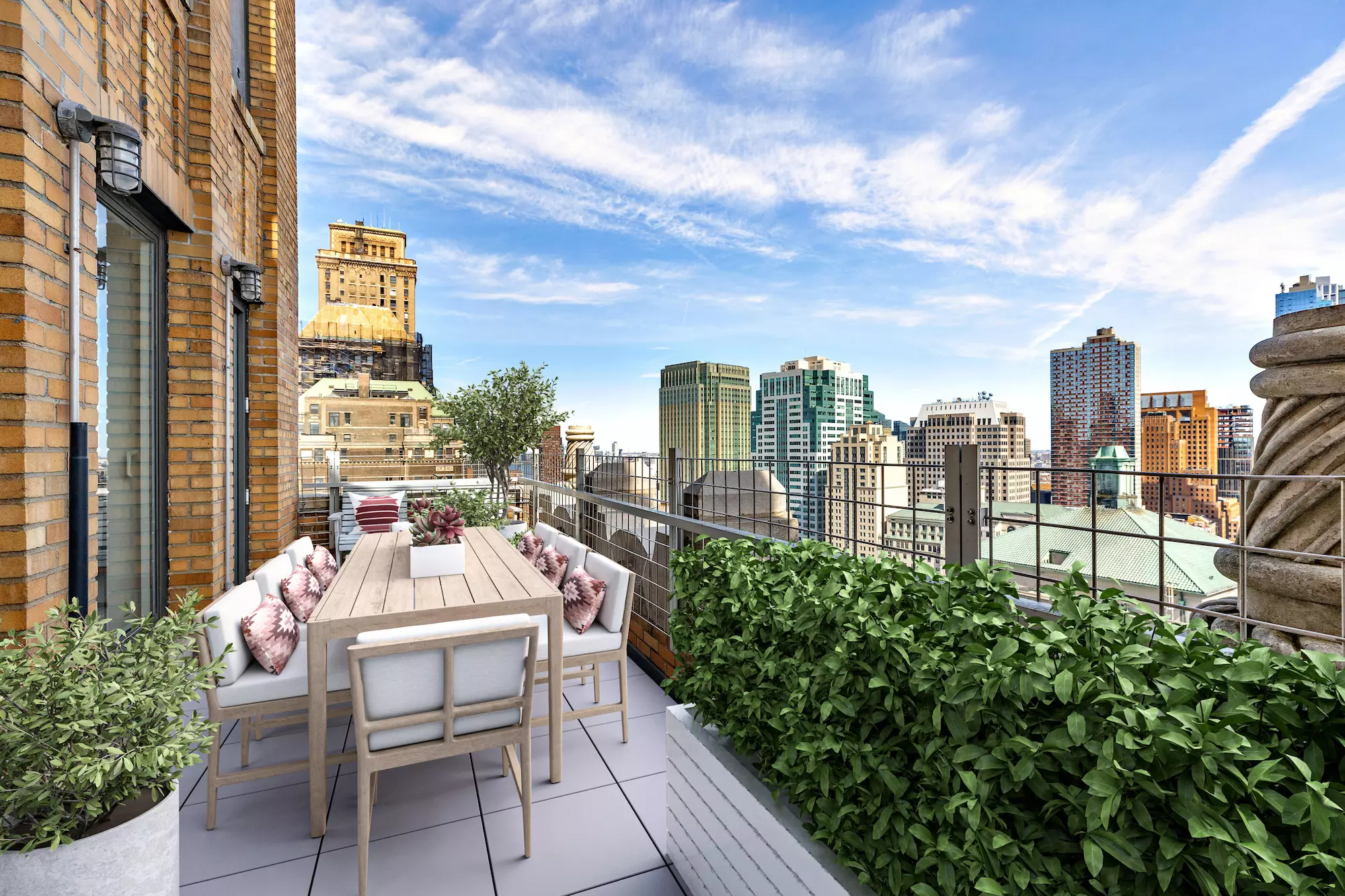 این شرکت 4.65 میلیون دلاری Brooklyn Heights برای زندگی به سبک شیروانی در یک برج برجسته طراحی شده است. 601_9