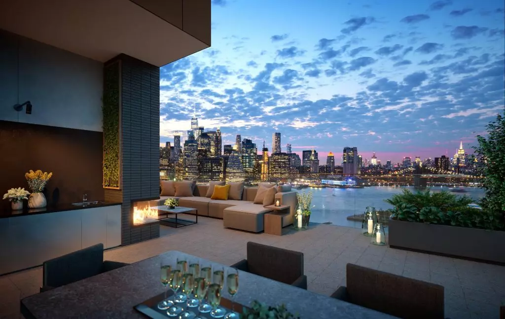 $ 20.3M penthouse ntawm Brooklyn Heights waterfront yog lub nroog qhov muag kim tshaj plaws