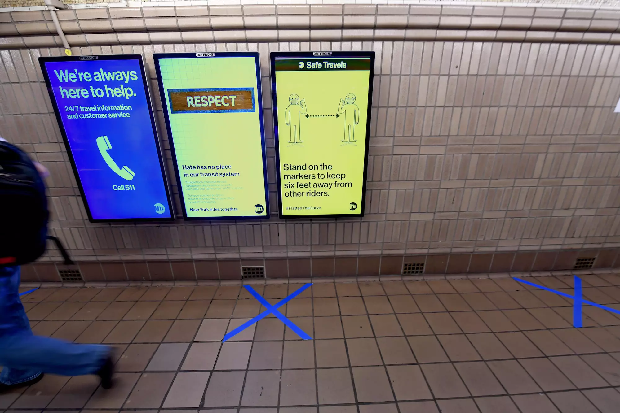MTA социаль дистанцион маркерлар өсти, метро һәм автобус өчен бронь системасын саный 6324_5