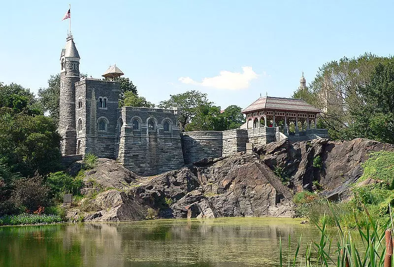 Замак Бельведэр, Цэнтральны парк, славутасці Цэнтральнага парку, замкі Нью-Йорка