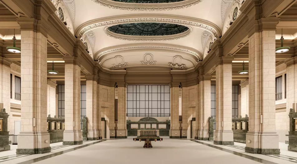 Перегляньте захоплюючий художній музей, запропонований для визначного банківського залу Нижнього Манхеттена 6426_4