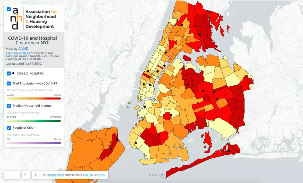 Житлові будинки замінили майже половину лікарень Нью-Йорка, закритих за останні два десятиліття 6653_2