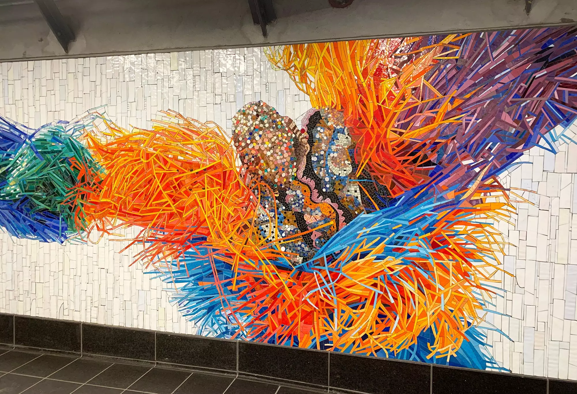 Nick Cave, mozaîka metroyê, derbasgeha 42nd Street Shuttle, hunera metroya NYC
