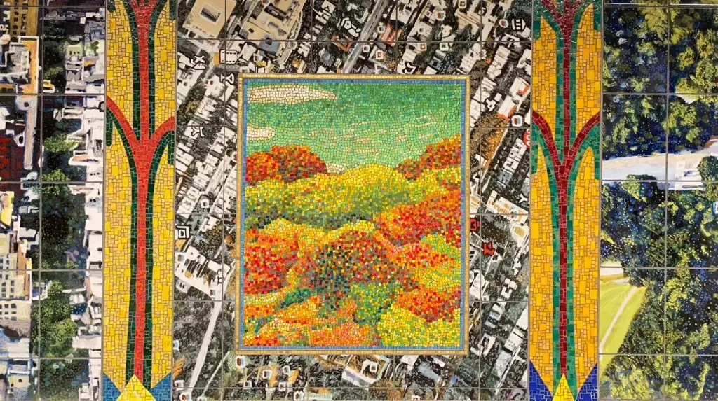 Relouvri estasyon 86th Street B,C gen nouvo mural ki enspire pa Central Park ak achitekti Beaux-Arts.